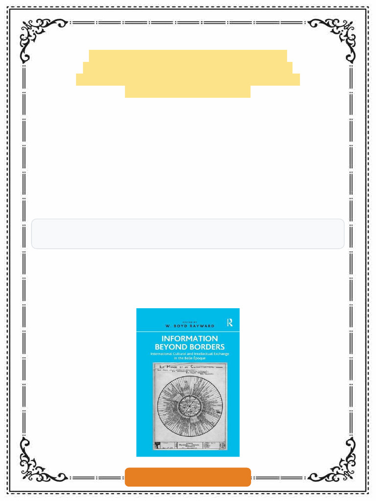 Information Beyond Borders International Cultural and Intellectual ...
