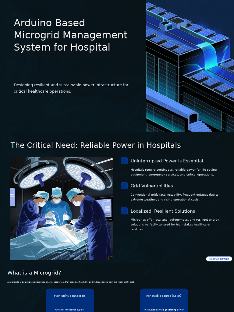 Arduino Uno Based Microgrid Management System For Hospital | PDF ...