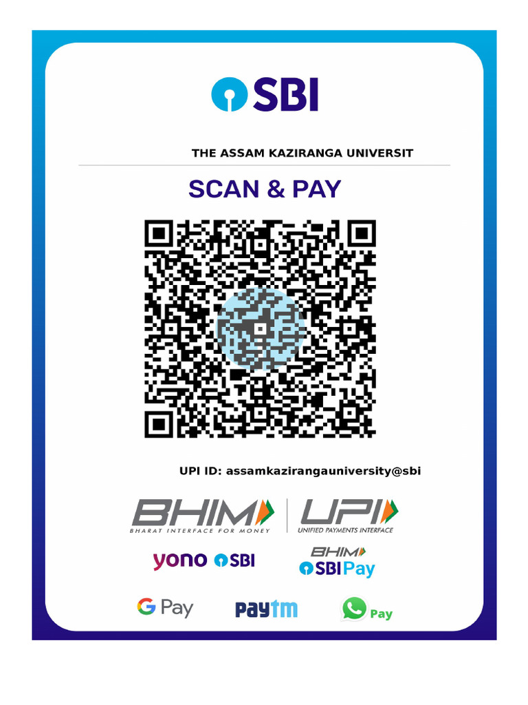 QR Kaziranga University | PDF