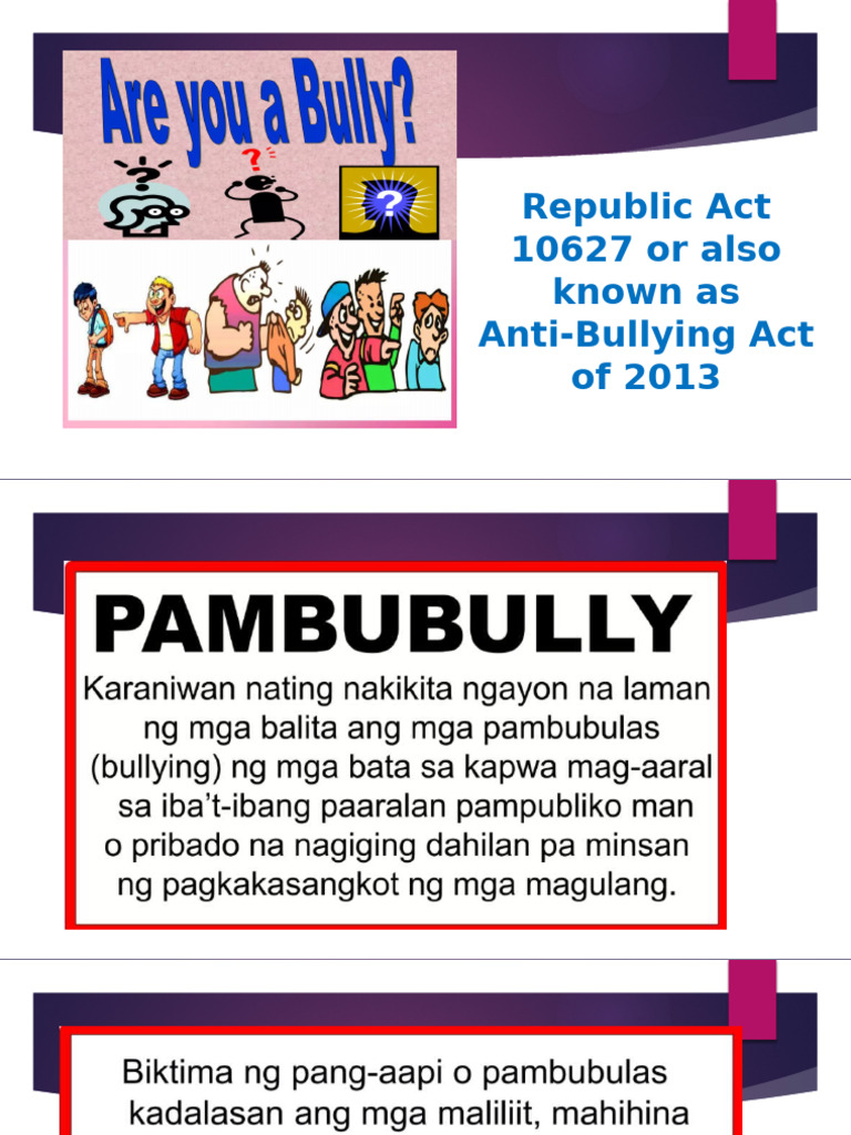 Anti Bullying | PDF