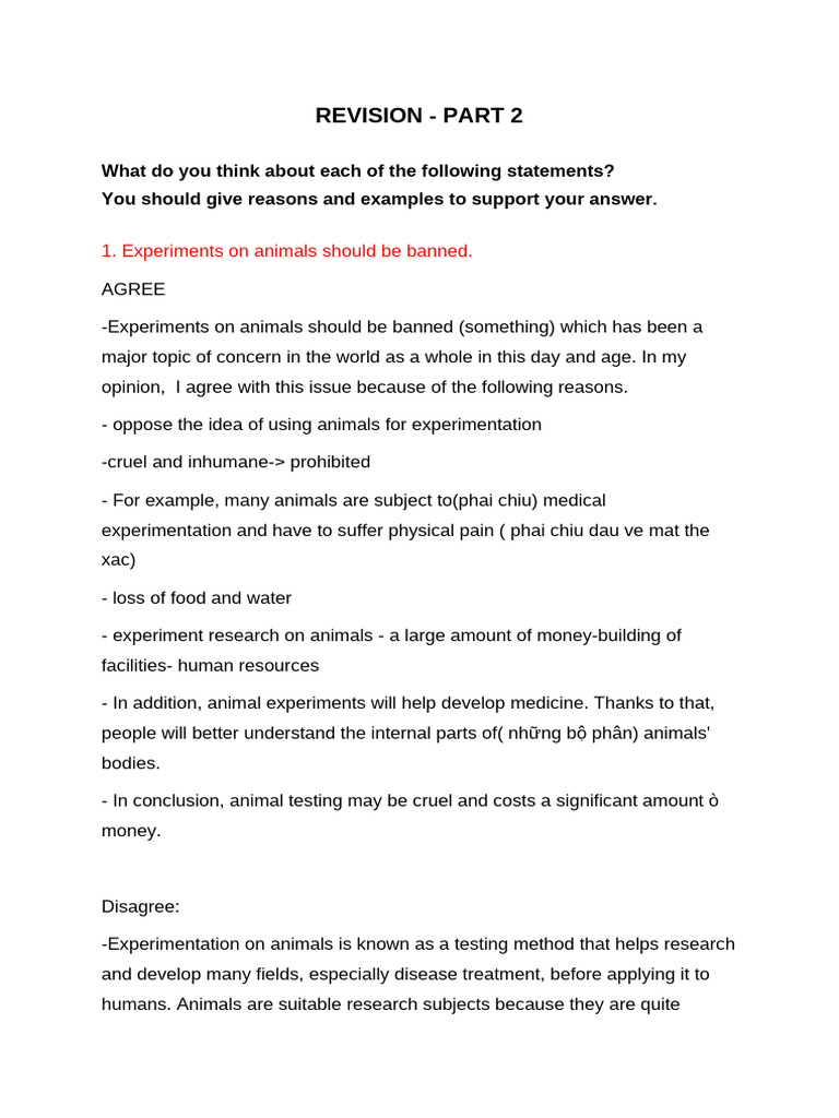 Animal Testing and Talent Development Debate | PDF | Sleep | Homework