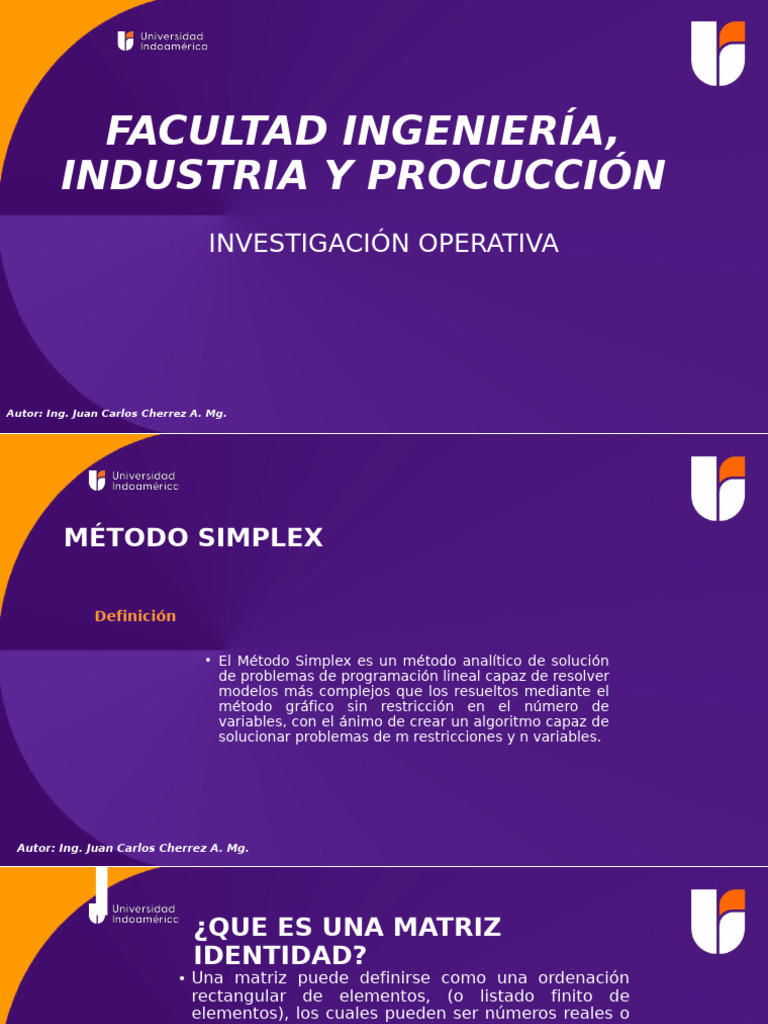 Método Simplex en Programación Lineal | PDF | Programación lineal ...