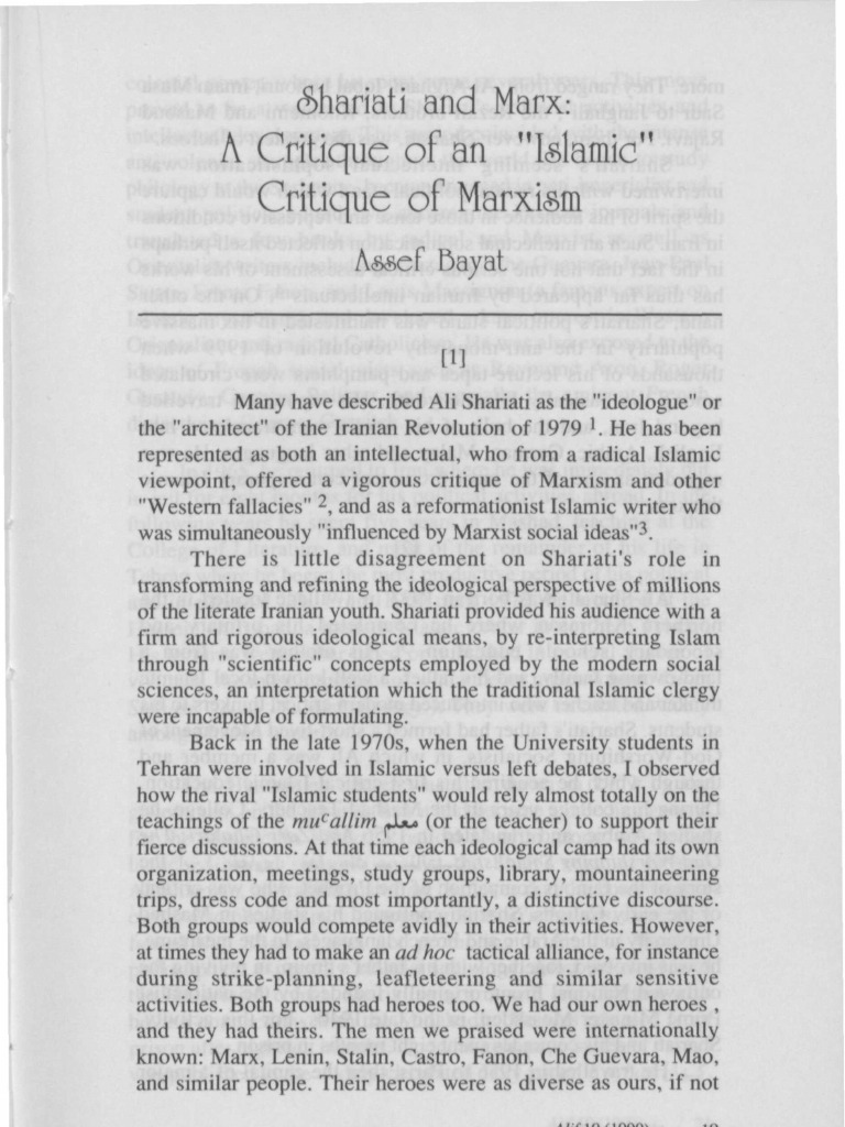 12 - 606 - 015 Marxism Islam Shariati | PDF | Marxism | Karl Marx