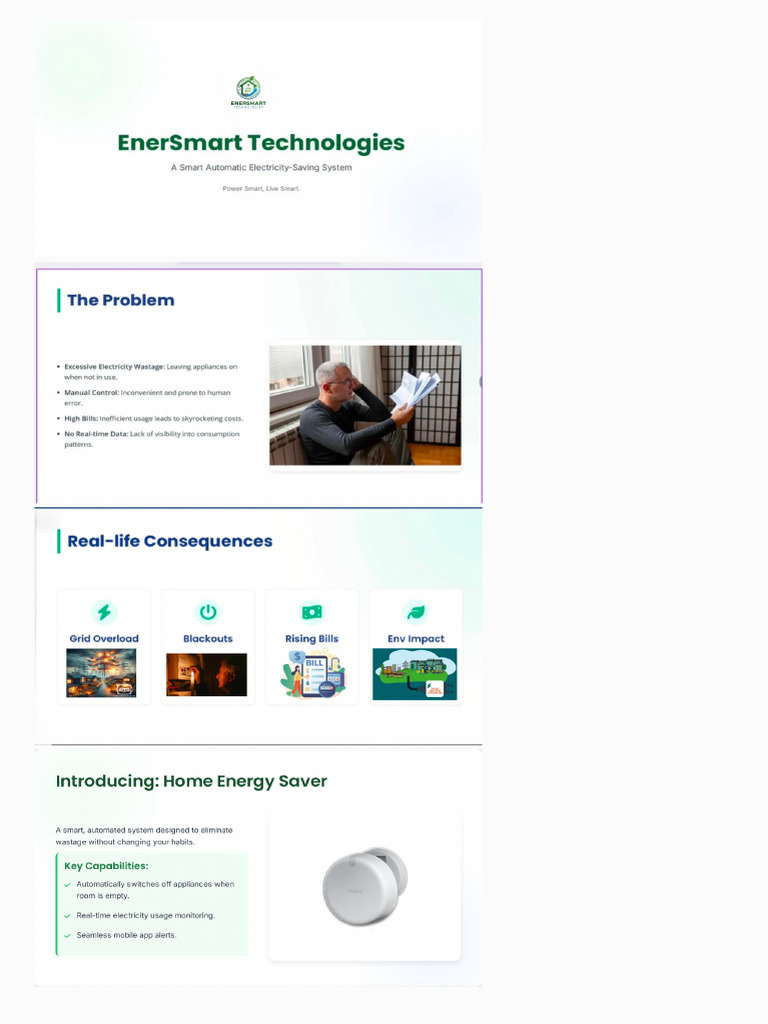 Enersmart Technologies Ppt | PDF