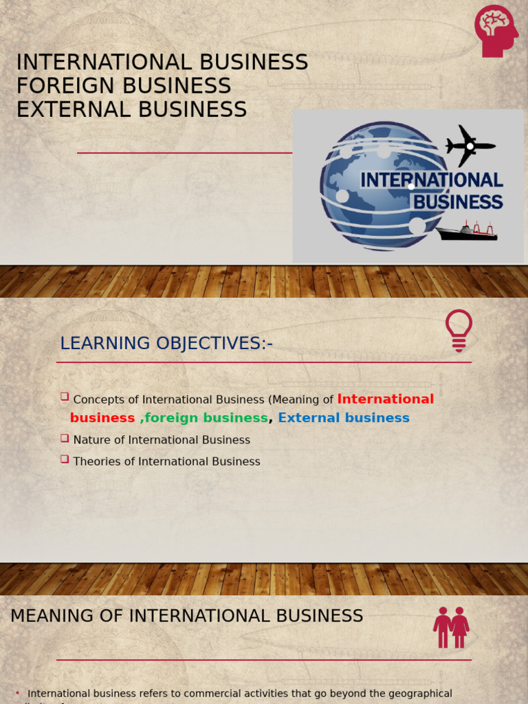 International Business | PDF | Business | Intellectual Property