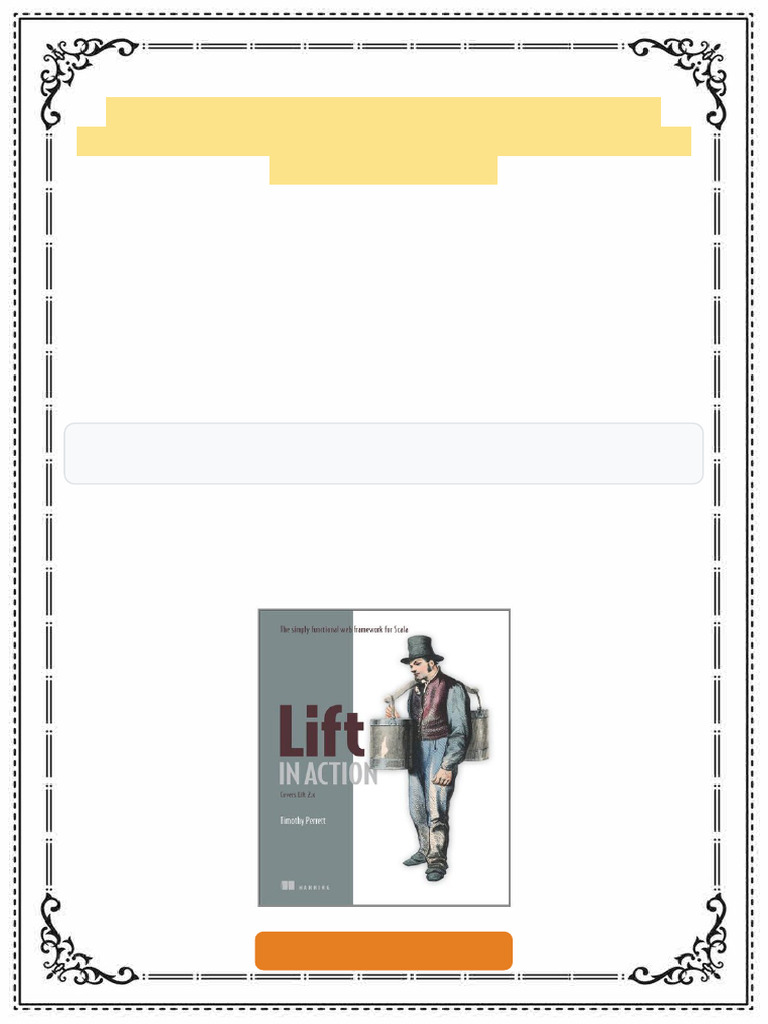 Lift in Action The Simply Functional Web Framework For Scala Timothy ...