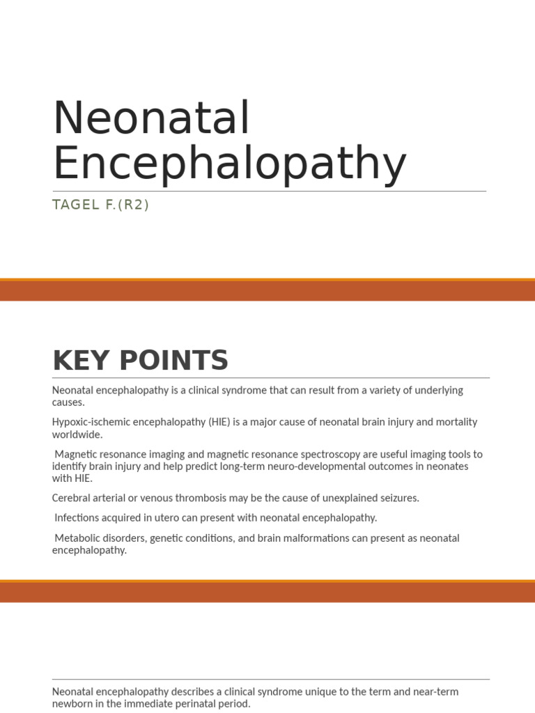 Neonatal Encephalopathy Avery 2024 | PDF | Stem Cell | Magnetic ...