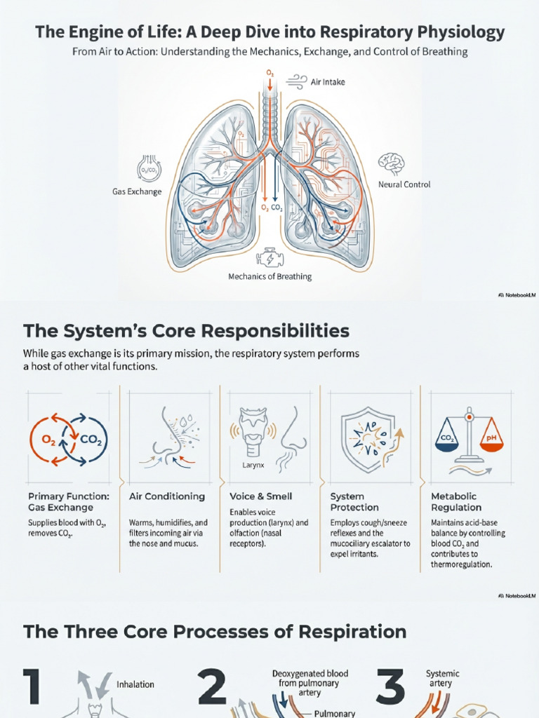 The Engine of Life Respiratory Physiology | PDF