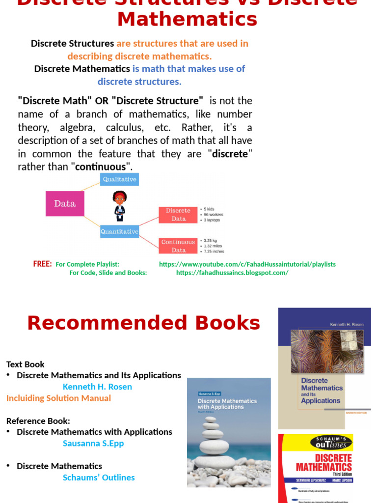Discrete Structures in Mathematics Explained | PDF | Set (Mathematics ...