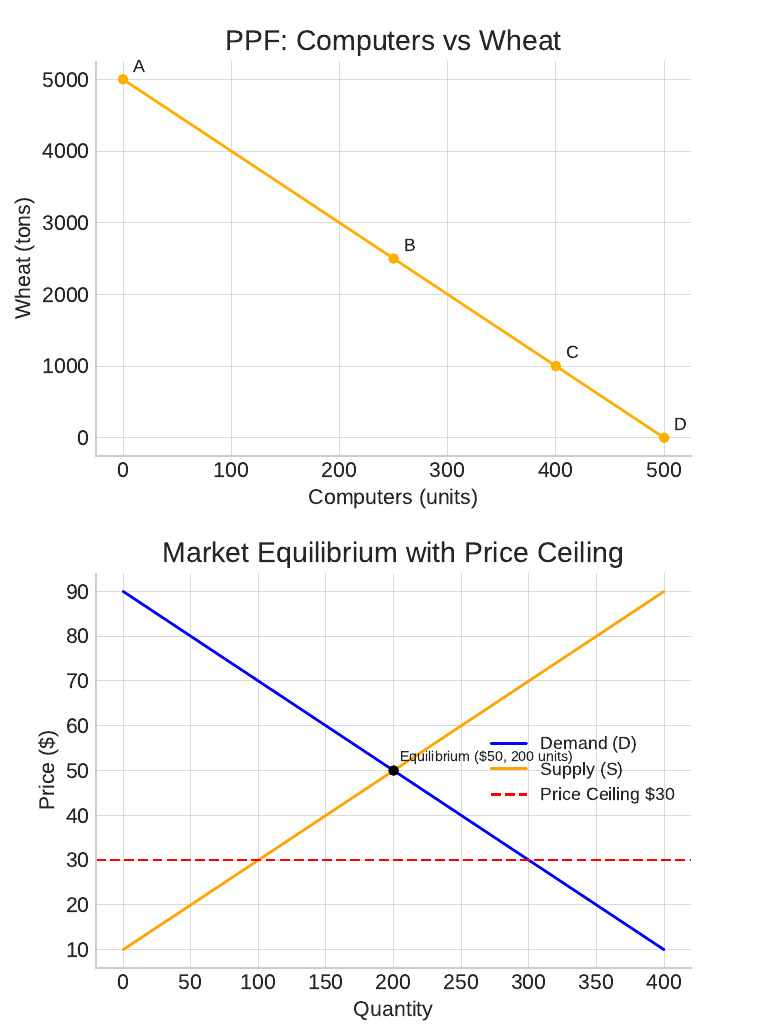 Econ Graphs PPF and Others | PDF