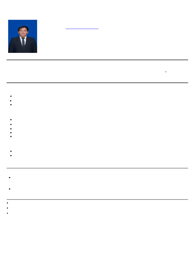 CV Sinaga Parulian | PDF