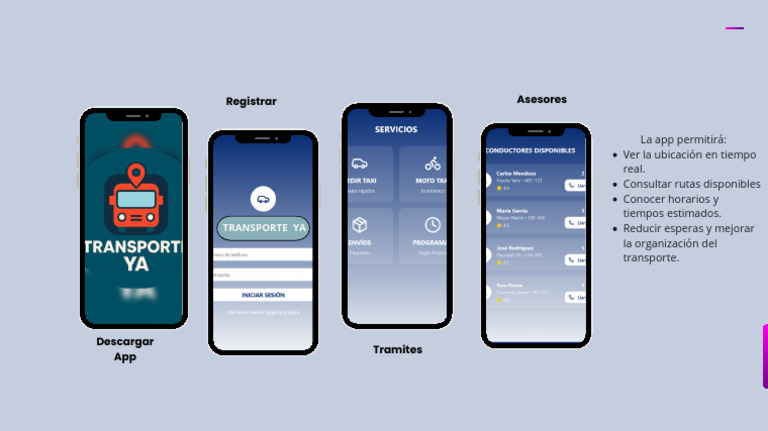 App Tranporte - Ya | PDF