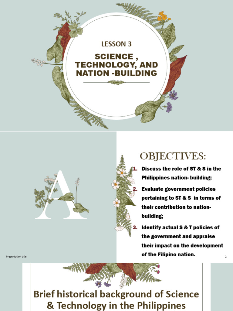 Science and Technology in Philippine Nation-Building | PDF | Science ...