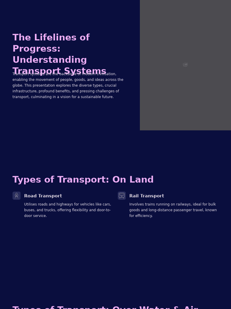 The Lifelines of Progress Understanding Transport Systems | PDF ...