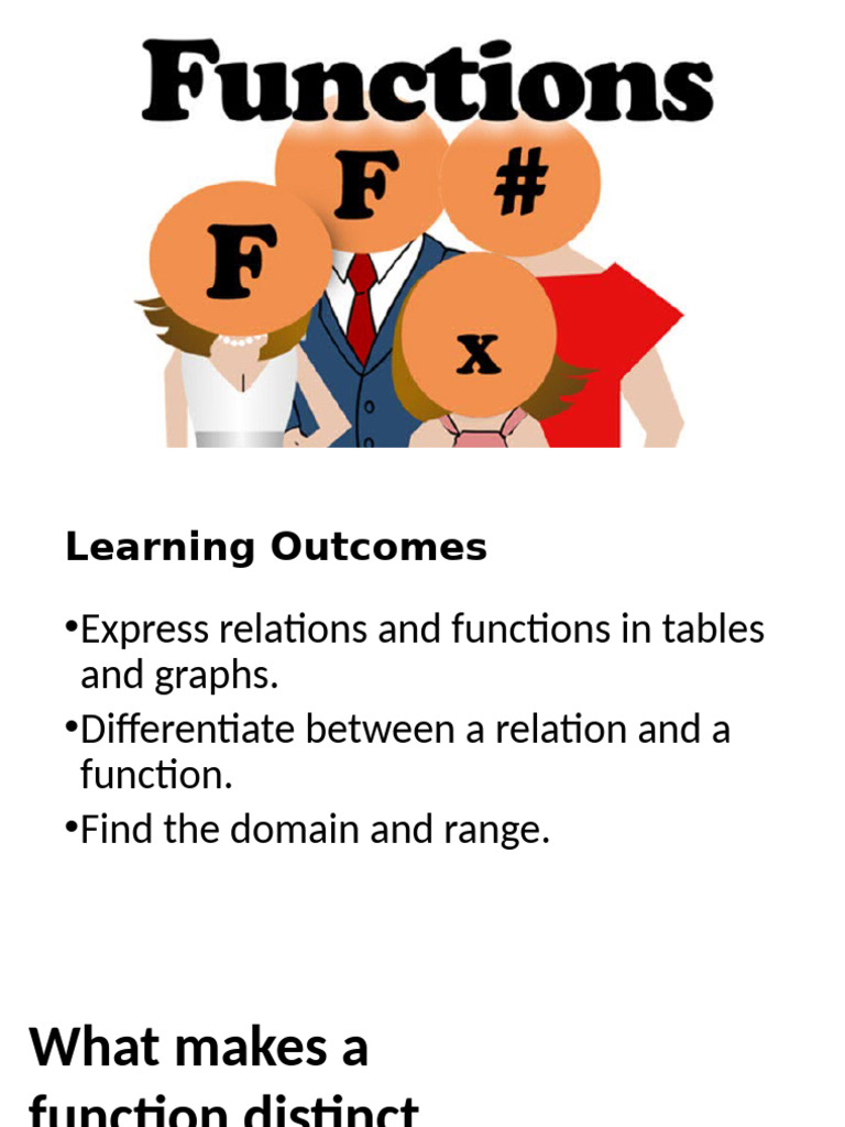 Understanding Relations and Functions | PDF | Function (Mathematics ...