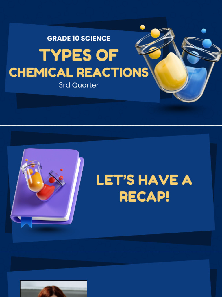 Grade 10 Chemical Reactions Guide | PDF | Chemical Reactions | Chemical ...