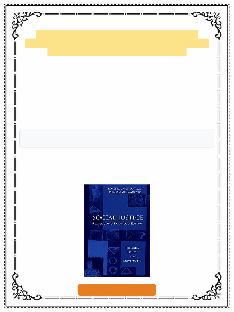 Social Justice Theories Issues and Movements Revised and Expanded ...
