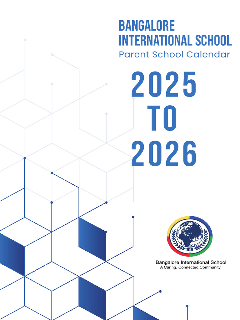 Bangalore International School Calendar 2025-2026 | PDF | Educational ...