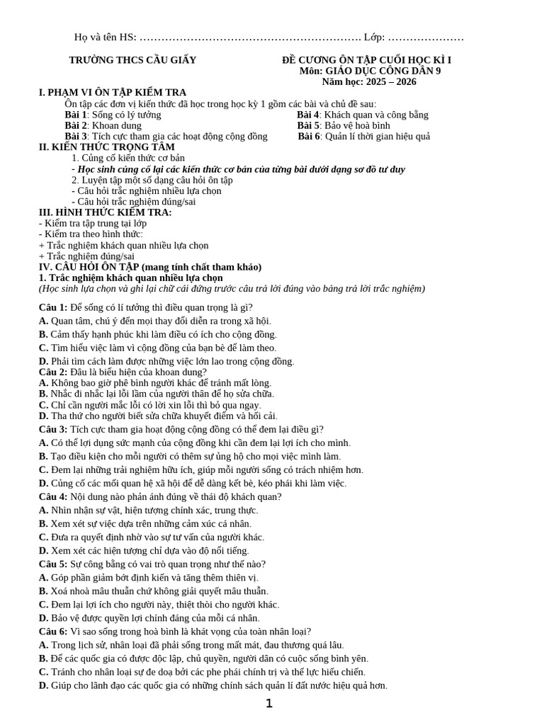 GDCD | PDF