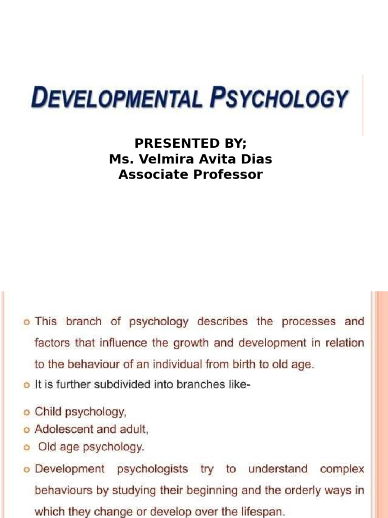 Developmental Psychology 2 | PDF