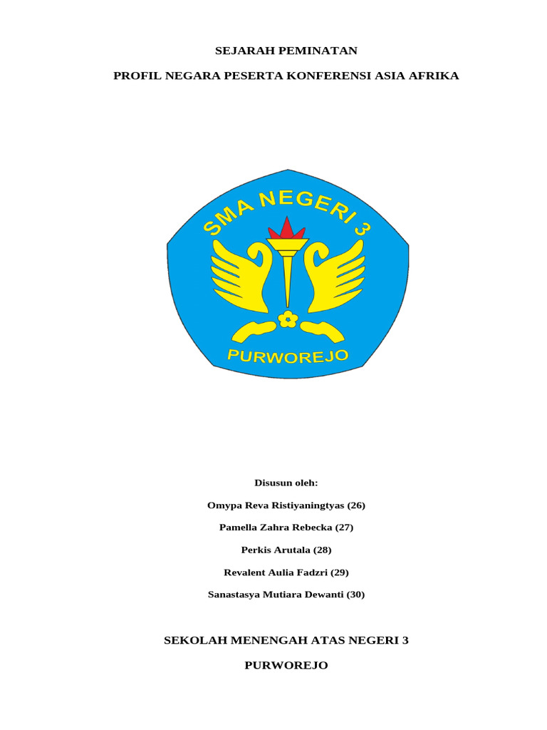 SEJARAH PEMINATAN (PROFIL PESERTA KAA) | PDF