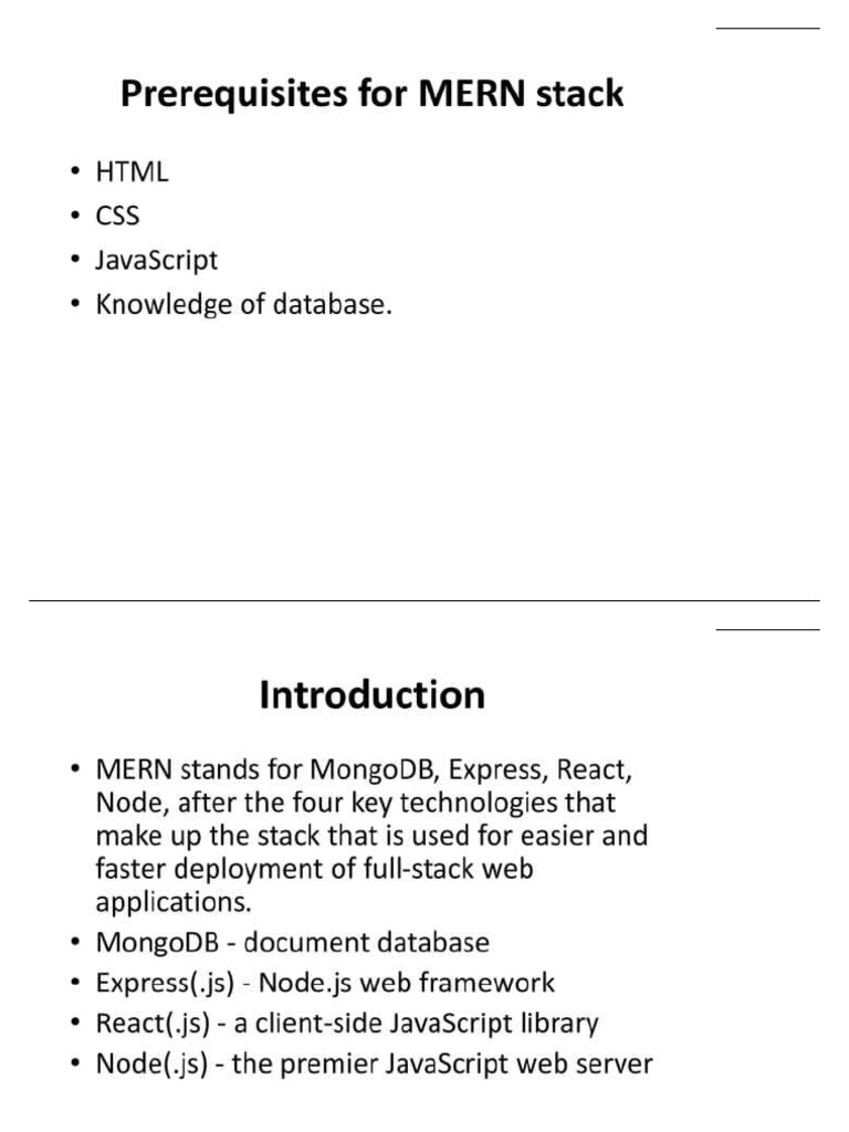 UNIT-5 MERN | PDF | Java Script | Web Development