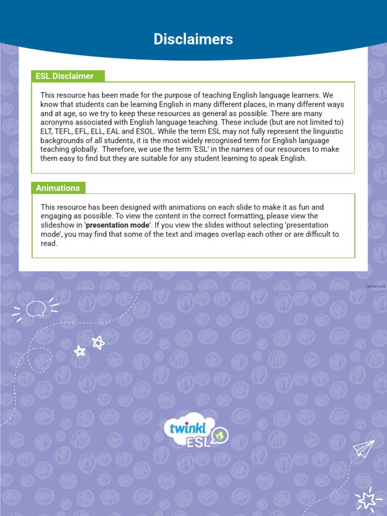 Describe the Person - Speaking Game - GSlides | PDF | English As A ...