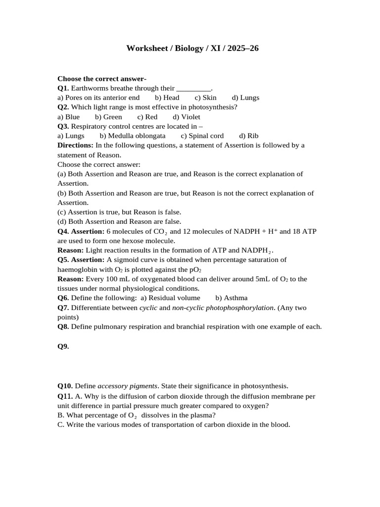 Class 11 BIO | PDF