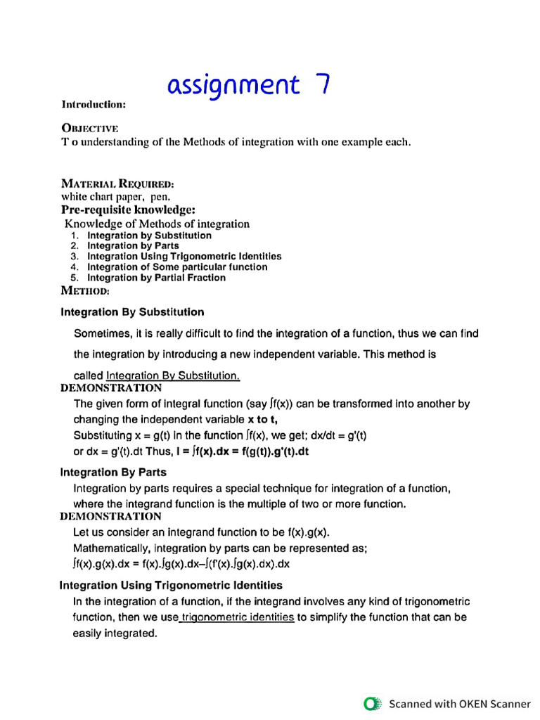 Pu2 Assignment 7 | PDF