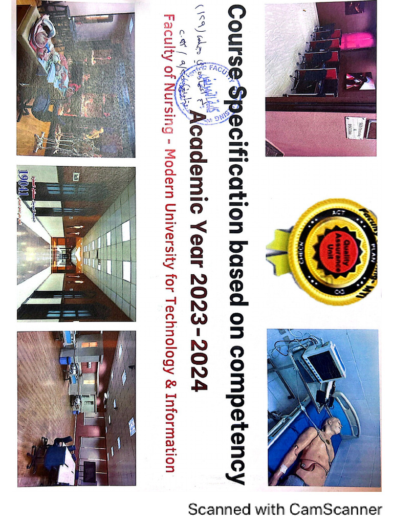 Course Specification Cover | PDF
