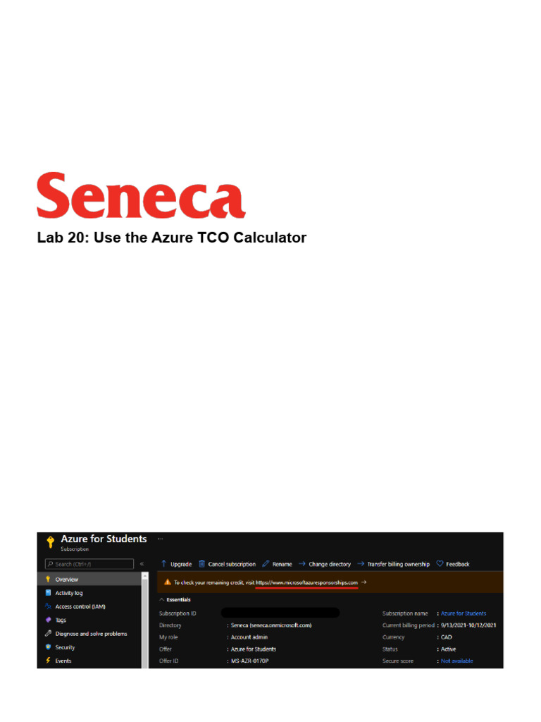 06 CostManagementSLA Lab20 TCOCalculator | PDF | Virtual Machine ...
