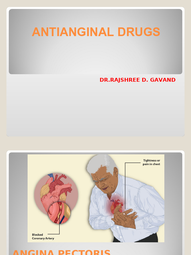 Antianginal Drugs: Types and Uses | PDF | Diseases And Disorders | Drugs