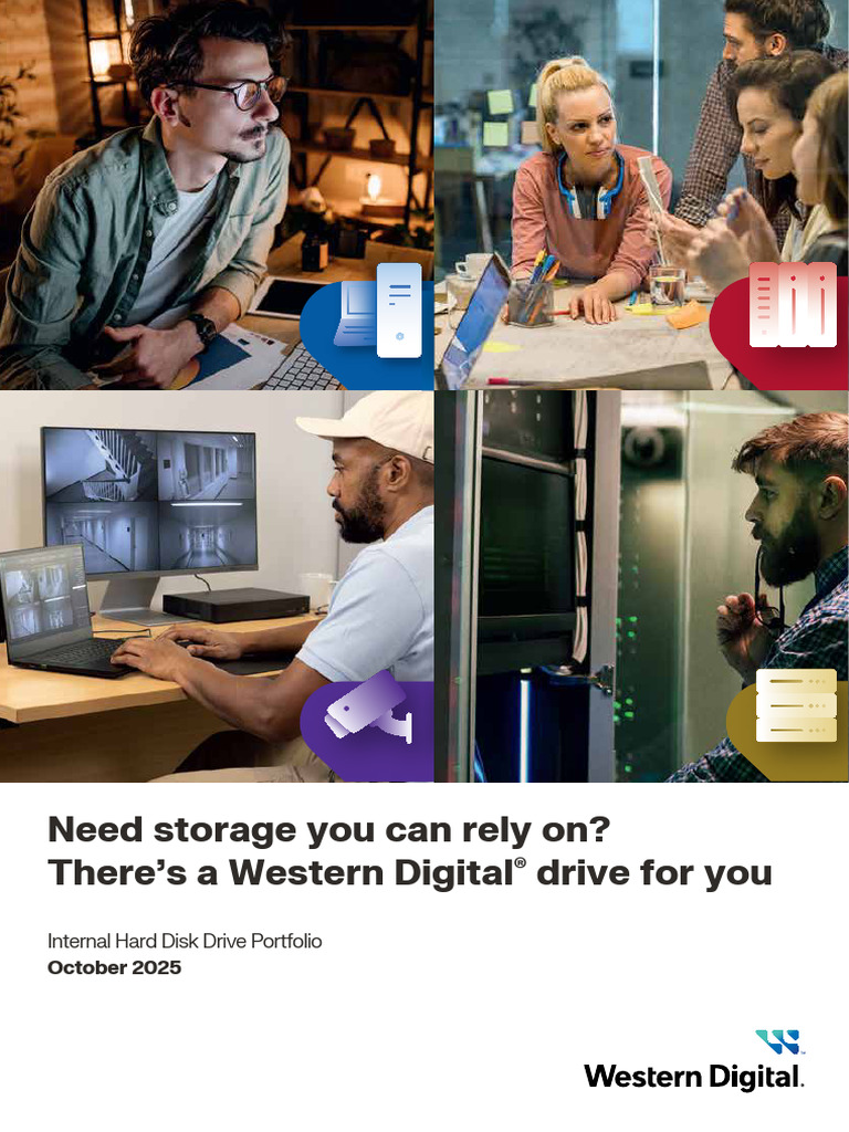 Brochure Wd Color Brand | PDF | Hard Disk Drive | Computing