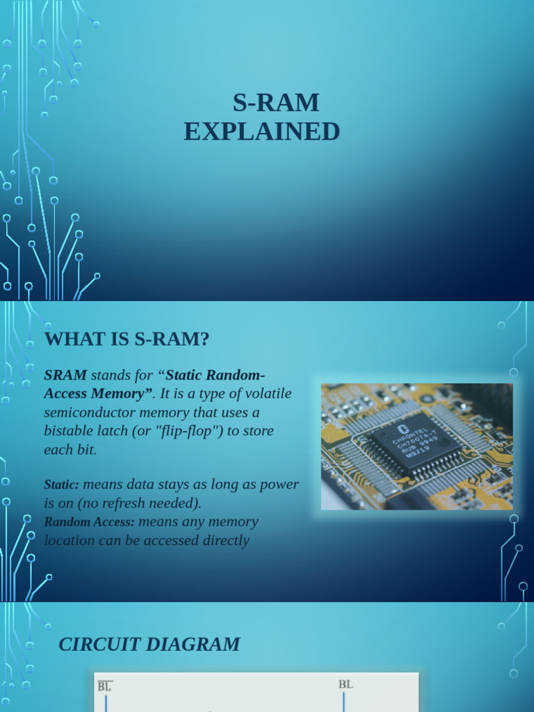 SRAM Presentation GRP5 | PDF | Computer Engineering | Electronic ...