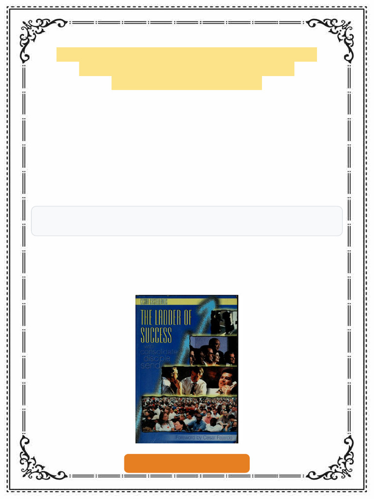 The Ladder of Success 1st Edition Cesar Castellanos ebook special ...