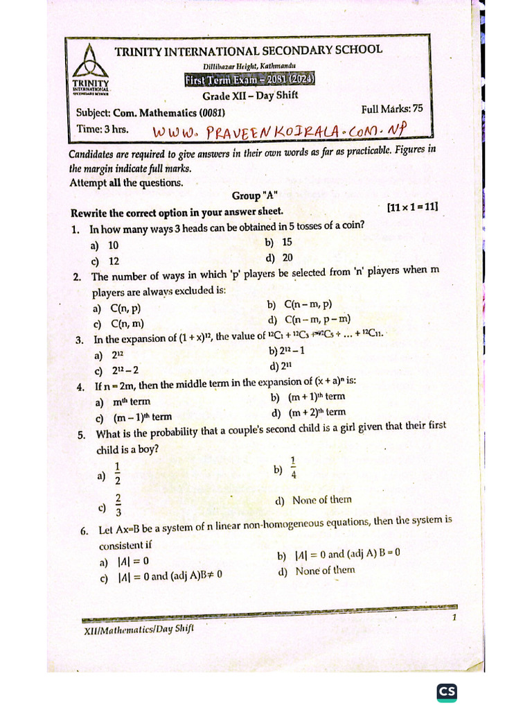 Math 12 Pdf