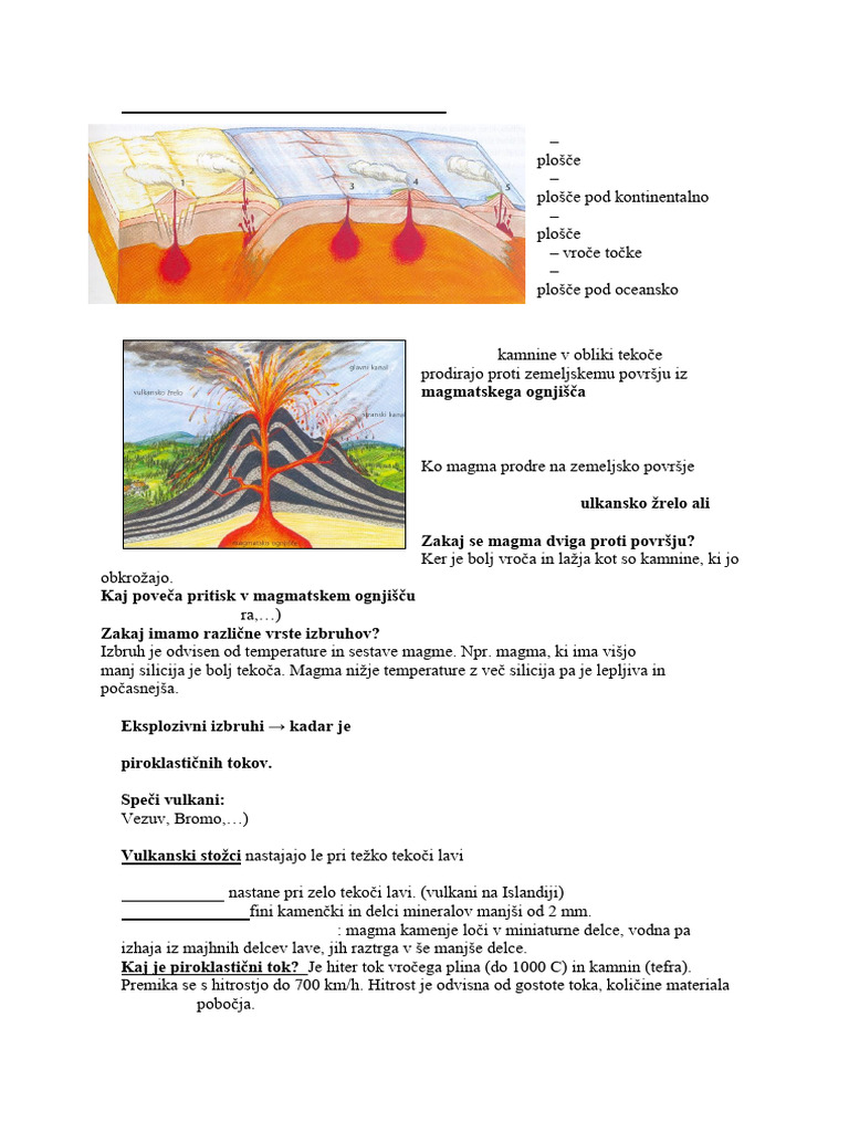 Vulkani in Potresi | PDF
