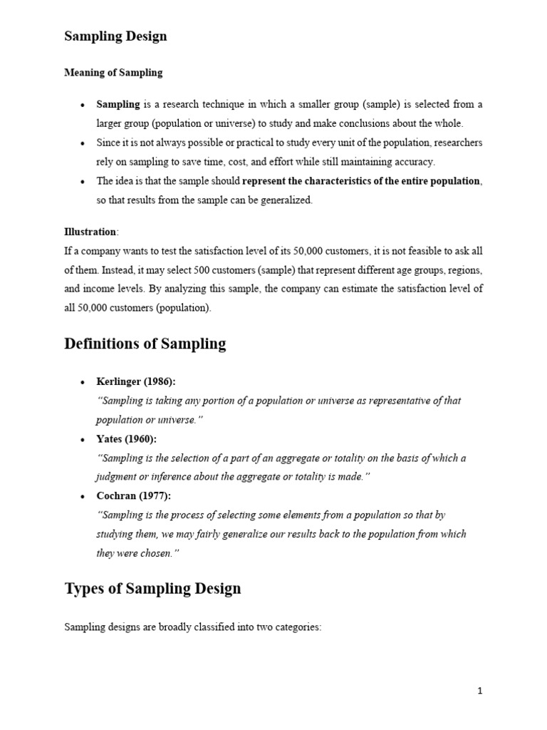 UNIT II Part Two | PDF | Sampling (Statistics) | Survey Methodology
