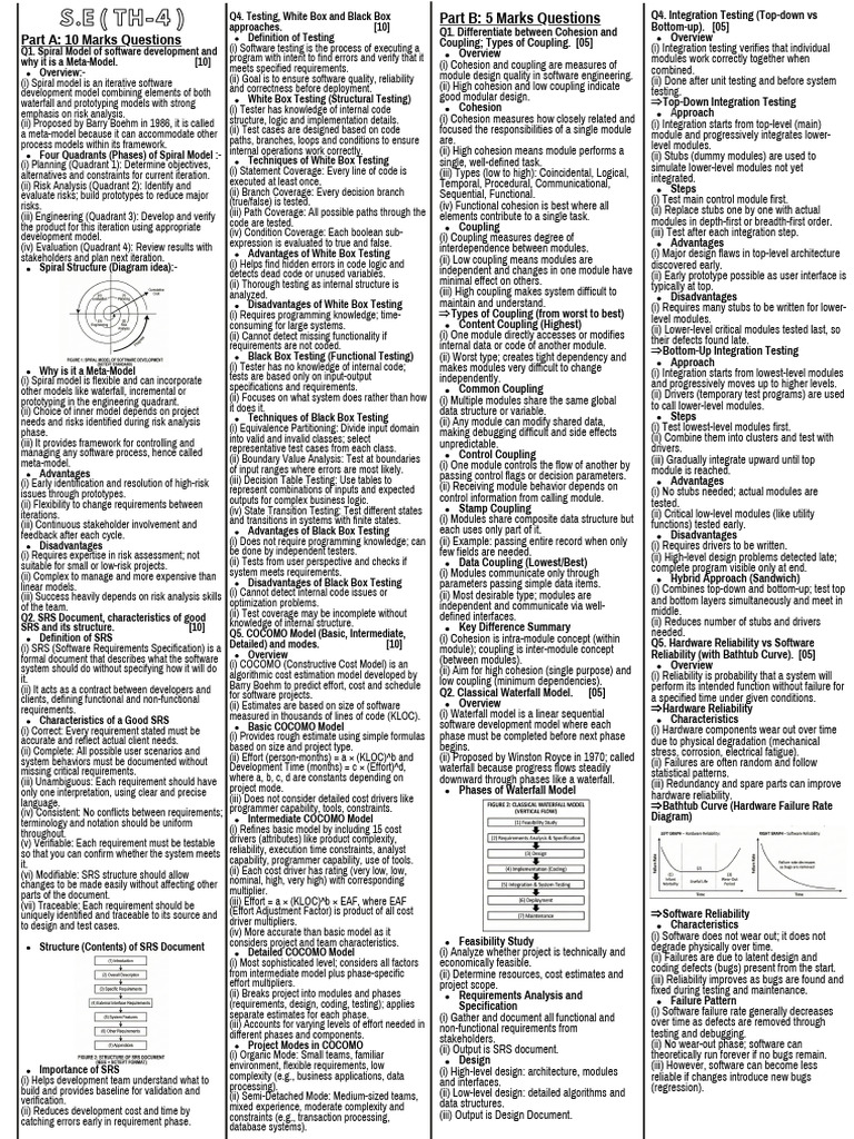 Software Engineering Fuckky | PDF | Software Testing | Reliability ...