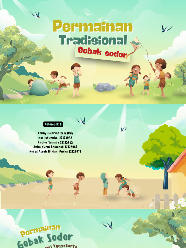Gobak Sodor: Permainan Tradisional Indonesia | PDF