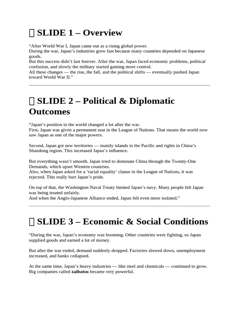? SLIDE 1 Japan | PDF | Japan | Great Depression