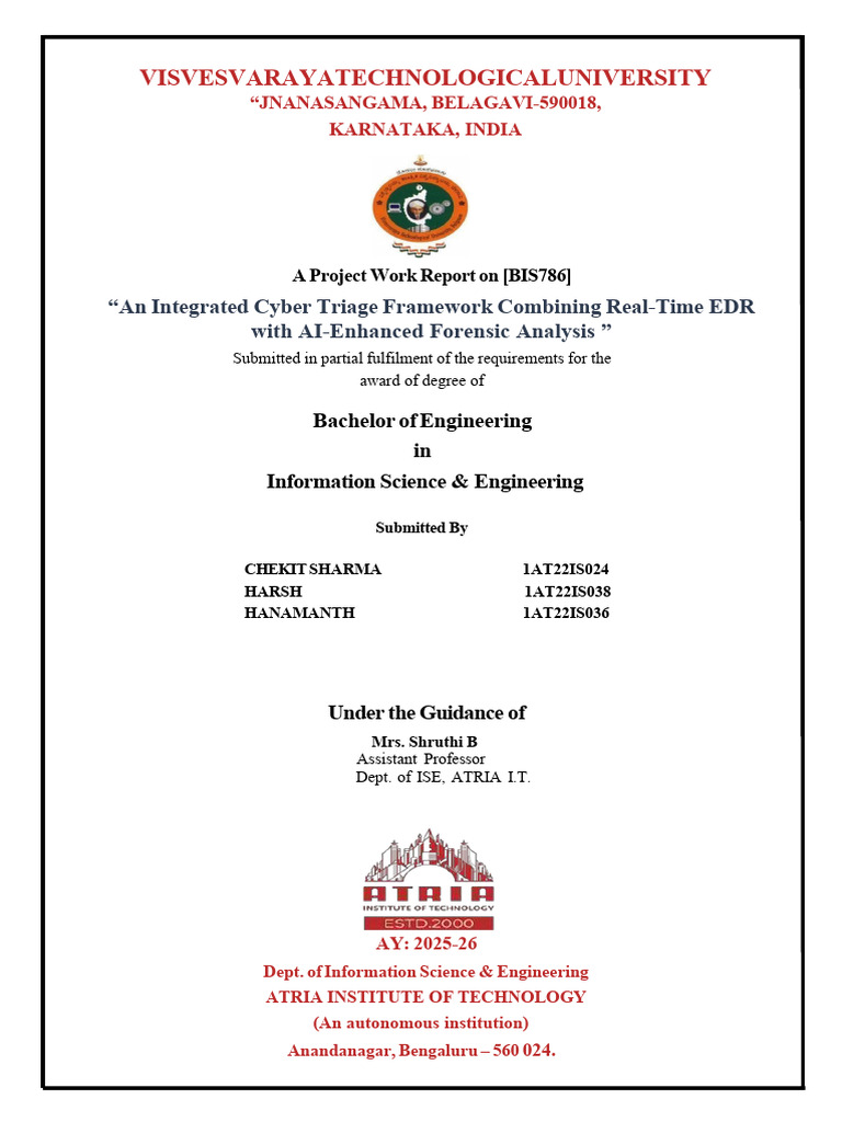 main project report FINAL | PDF | Security | Computer Security