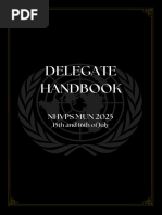 MUN Delegate Handbook 2023 Guide | PDF | United Nations | International ...