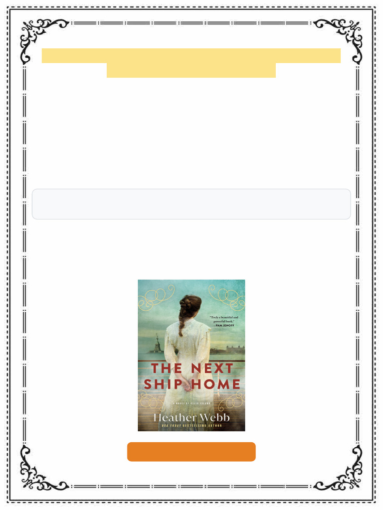 The Next Ship Home Heather Webb ebook 2025 enhanced release | PDF ...