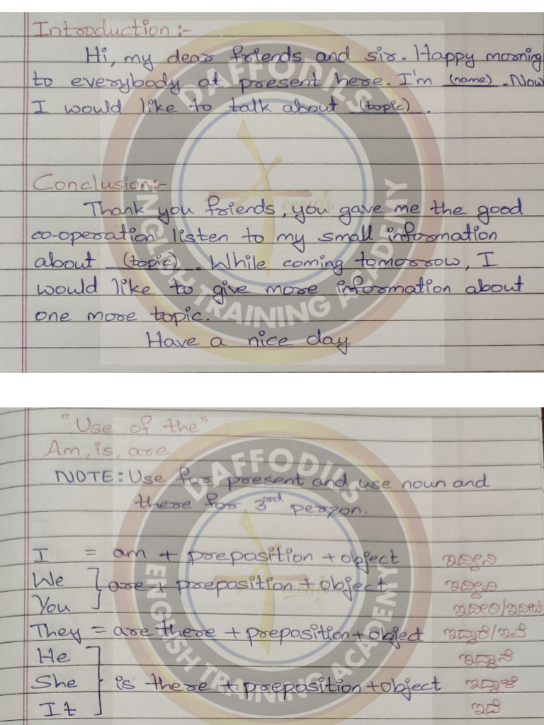 Important Notes | PDF