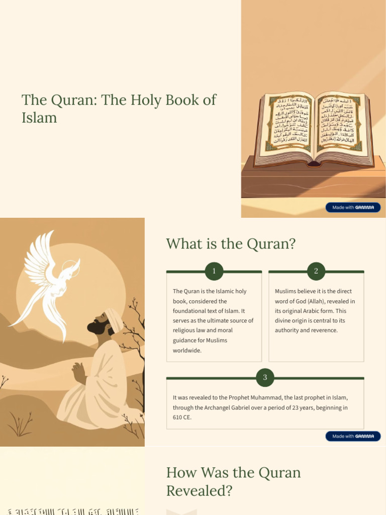 The Quran The Holy Book of Islam | PDF | Prophets And Messengers In ...