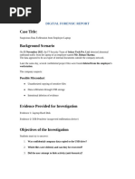 Digital Forensic Report Template | PDF | Digital Forensics | Computer ...