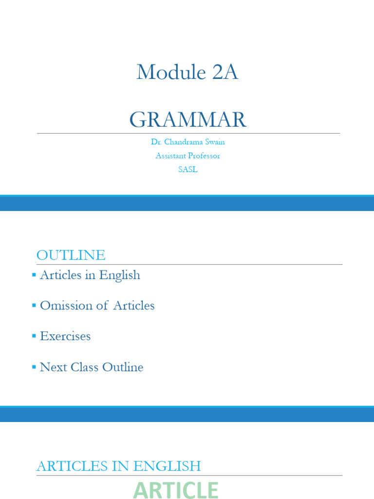 Module 2A - Class Material | PDF | English Language | Noun