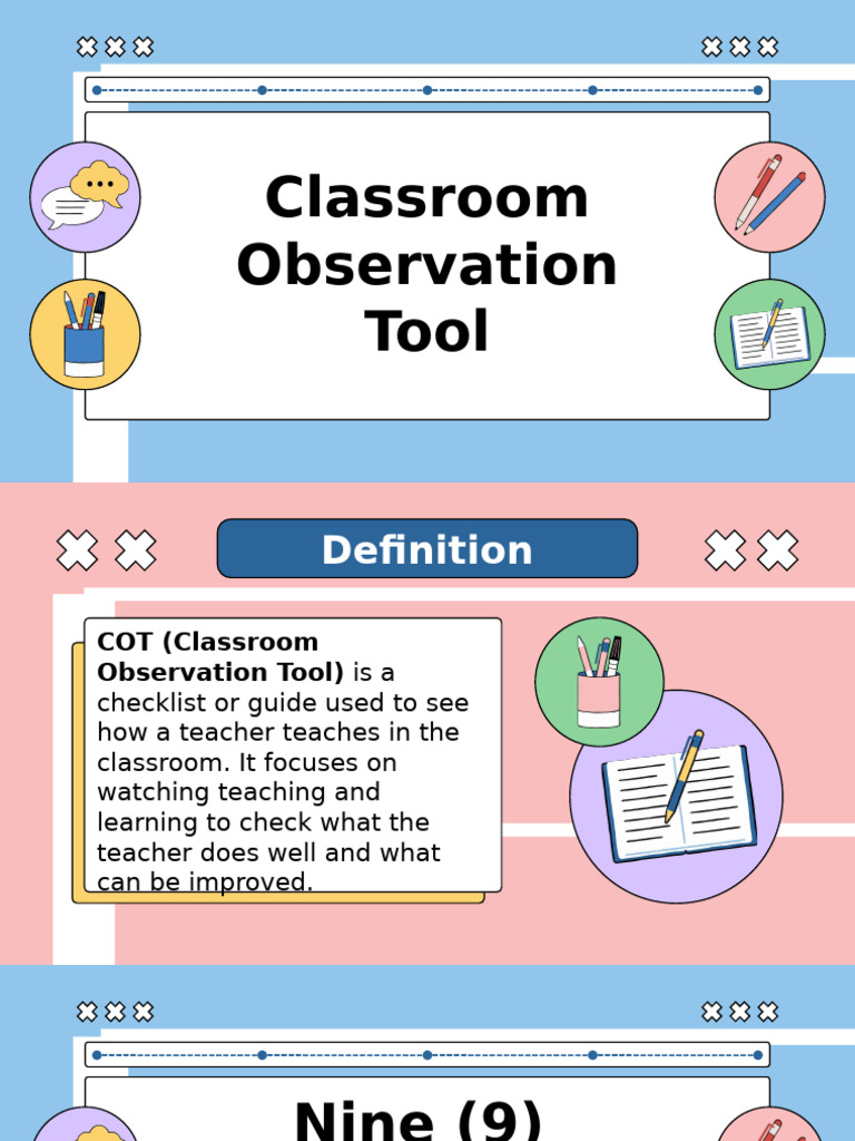 GROUP 20 Classroom Observation Tool COT | PDF