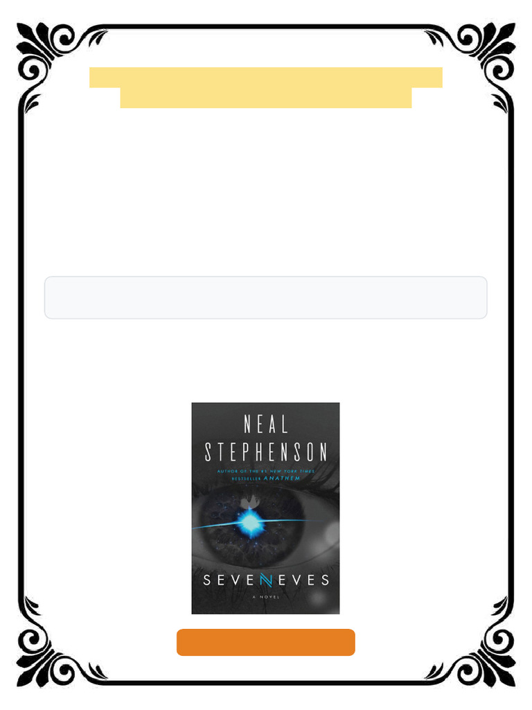 Seveneves 1st Edition Neal Stephenson Ebook Early-Access Edition | PDF ...